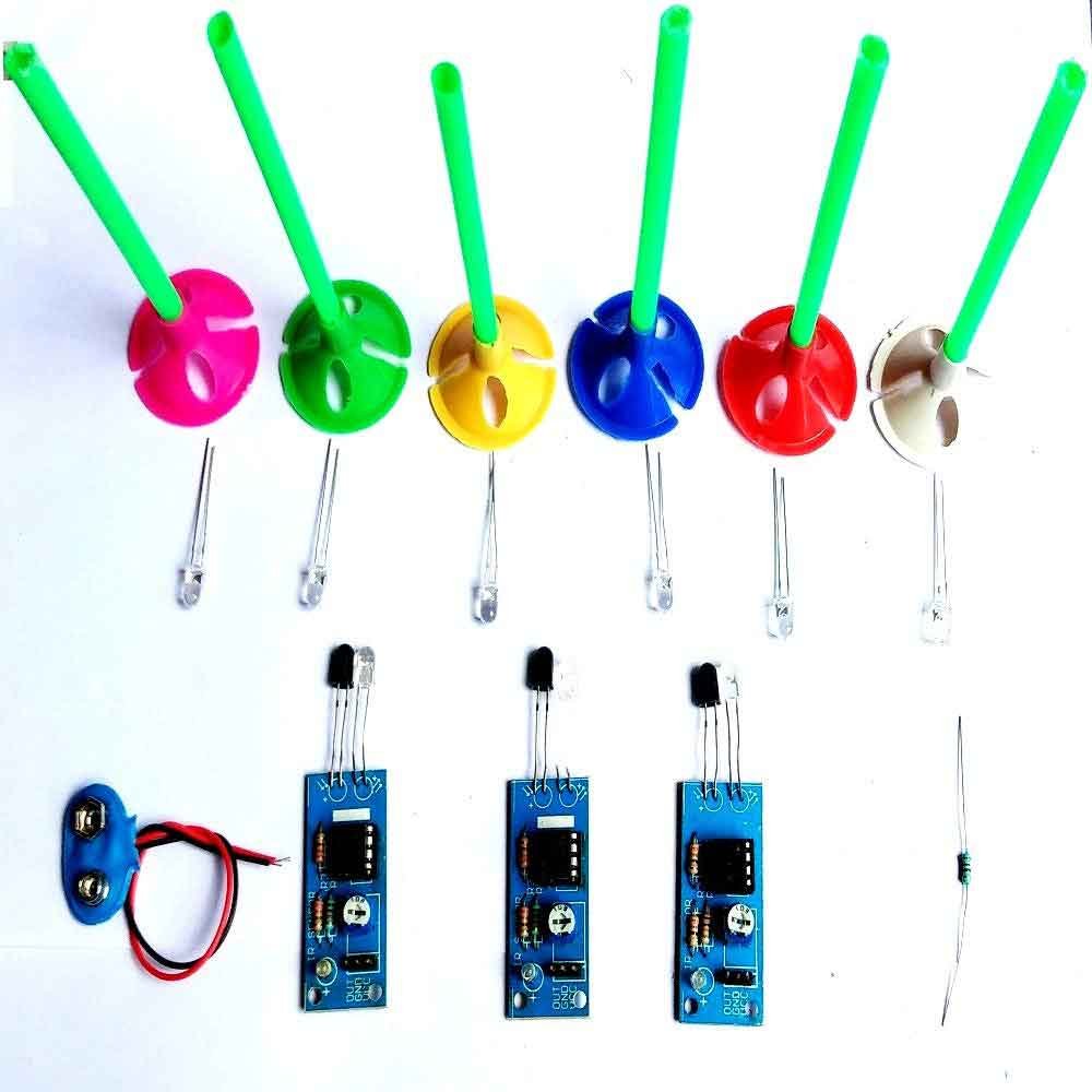 SR Robotics 3 IR Set with Street Light Stands(multicolour) – SR Robotics