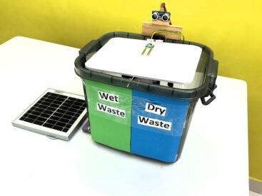Smart Dustbin for wet and dry segregation with solar – SR Robotics